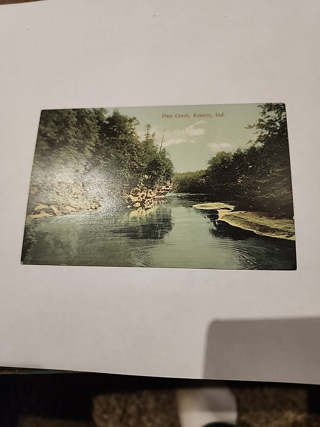 Vintage Postcard Pine Creek Kramer Indiana | eBay