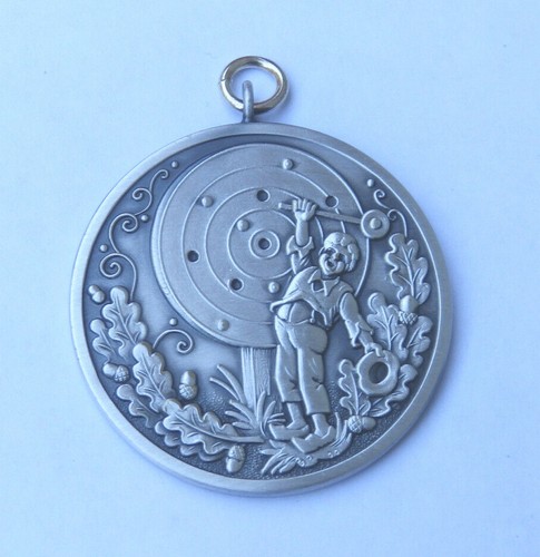 Medaille Anhänger Taler für Schützenkette Gravur kostenlos Kranz versch ...