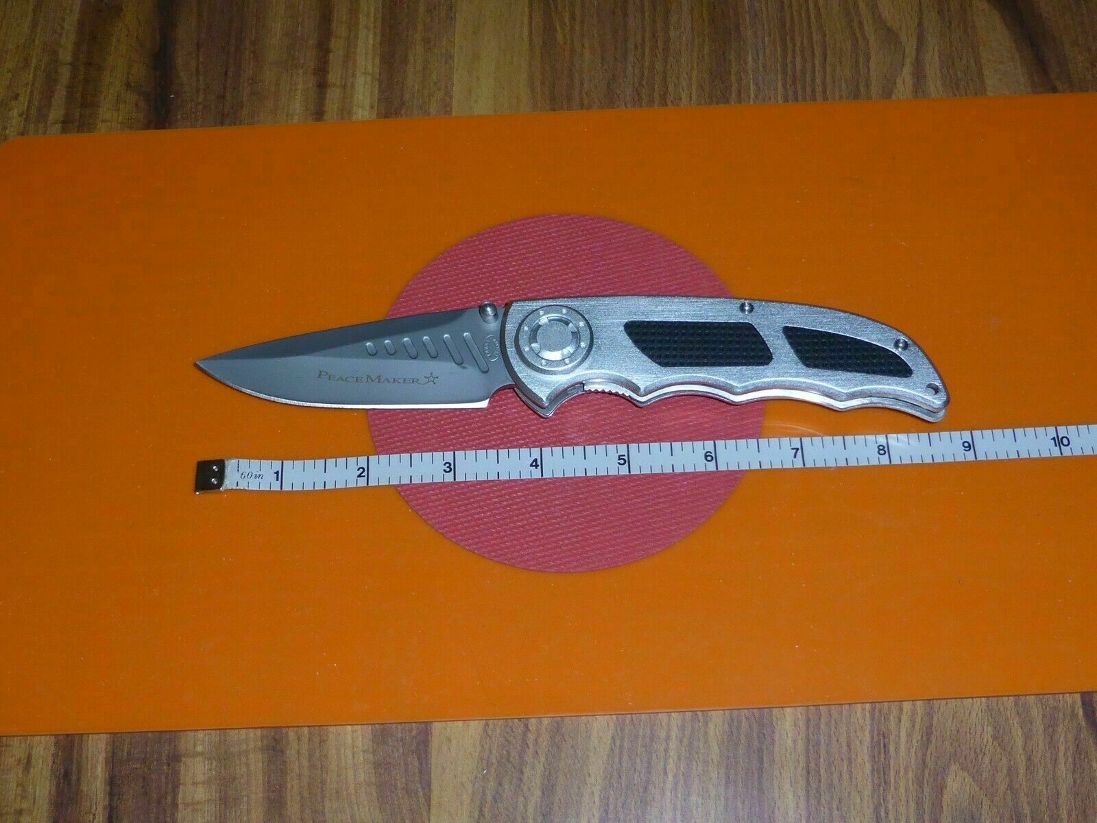 Large Russ Farrell / Frost Cutlery "PEACEMAKER" Folding Knife -NOS! | eBay