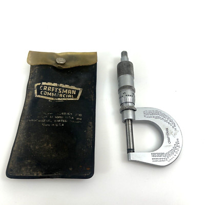 Micrometers - Craftsman Micrometer