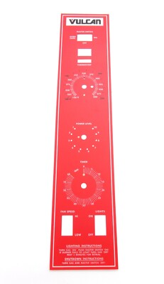 00-428968-00001 VULCAN HART OVERLAY, CONTROL PANEL SG | eBay