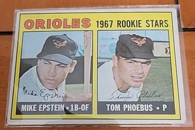 1967 Topps Baseball Card #204 Orioles 1967 Rookie Stars Epstein ...