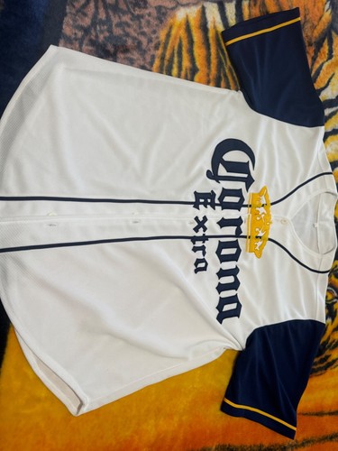 Baseball Jersey Corona Extra Button Up XL stitched Raised Letters | eBay