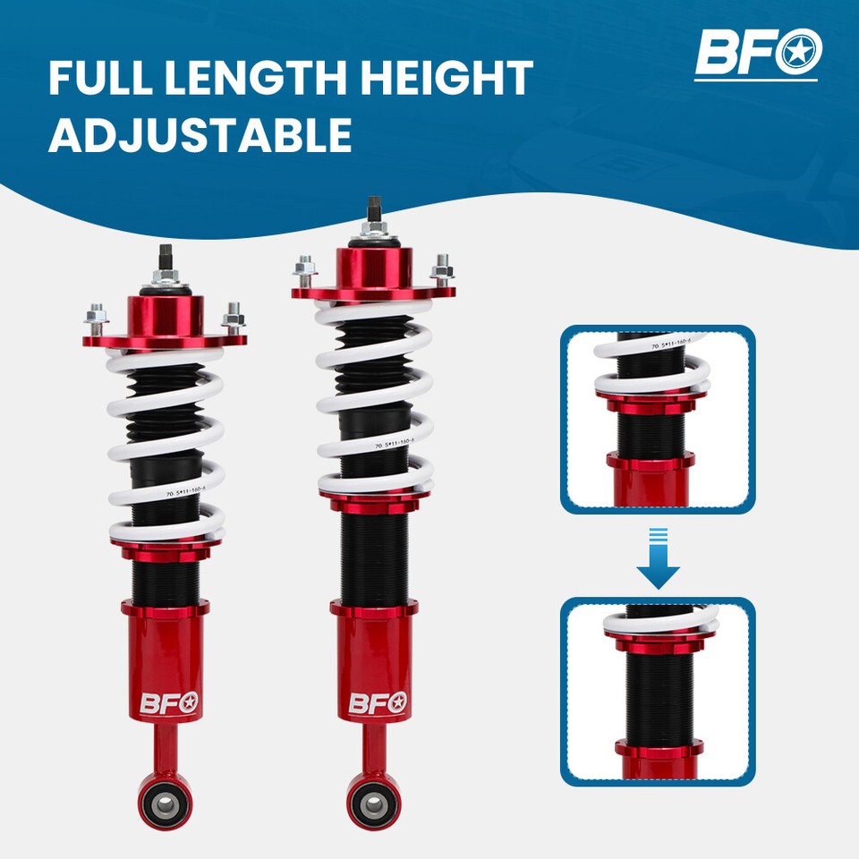BFO Coilovers Shocks Struts Lowering Kit For Mitsubishi Lancer 2008 ...
