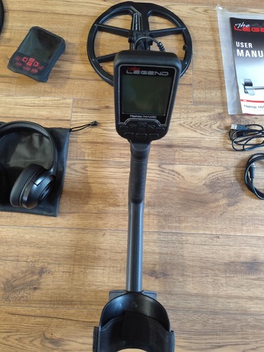 Nokta Makro Legend Metal Detector hardly used + Wireless Headphones ...