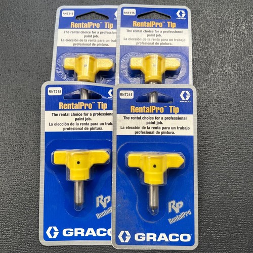 GRACO Reversible Airless Paint Spray Tip Rental Pro RNT 315 Yellow .015 ...