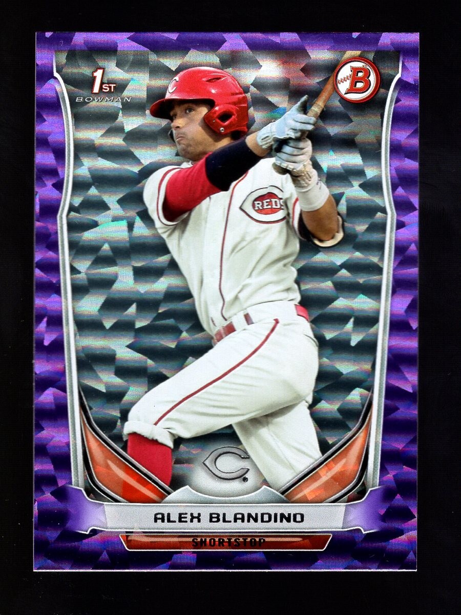 2014 Bowman Draft - Purple Ice #DP25 Alex Blandino /99 (RC) for sale ...
