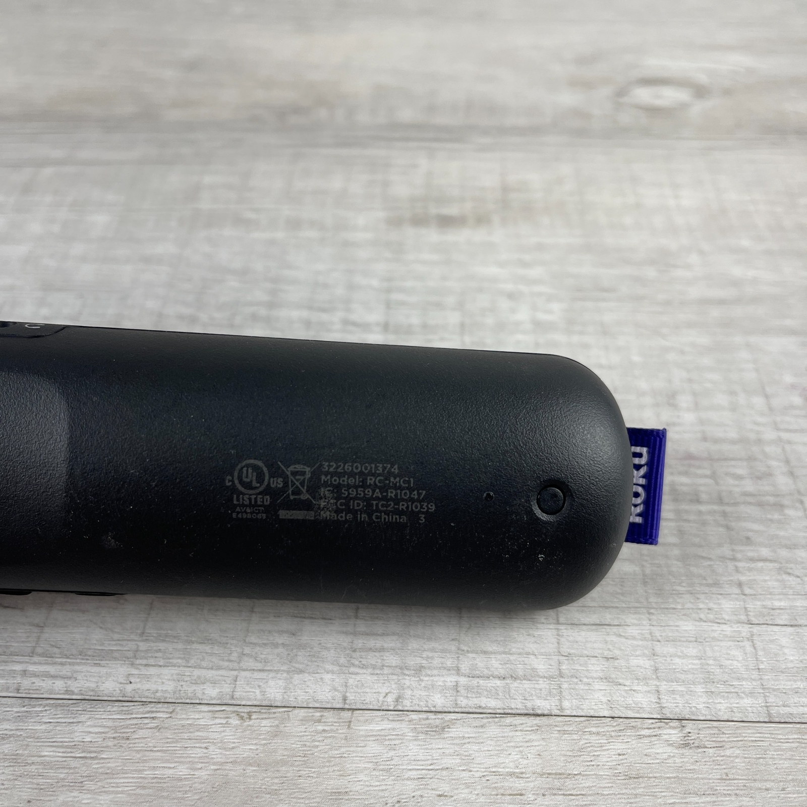 Roku+RC-MC1+Black+Handheld+Wireless+Voice+Search+Rechargeable+TV+Remote ...