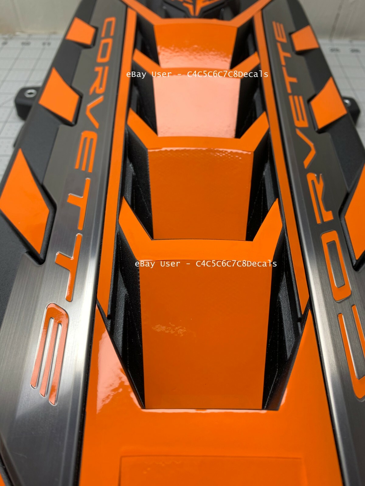 FITS Chevy Corvette StingRay C8 Engine Cover Decal 2020 2021 2022 ...