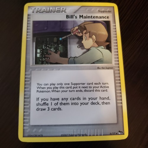 Bill's Maintenance Pokemon Card Promo POP5 POP 5 6/17 *** | eBay
