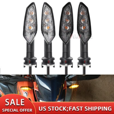 Front Rear LED Turn Signal Light For YAMAHA XSR700 XSR900 WR 250R/X YBR ...