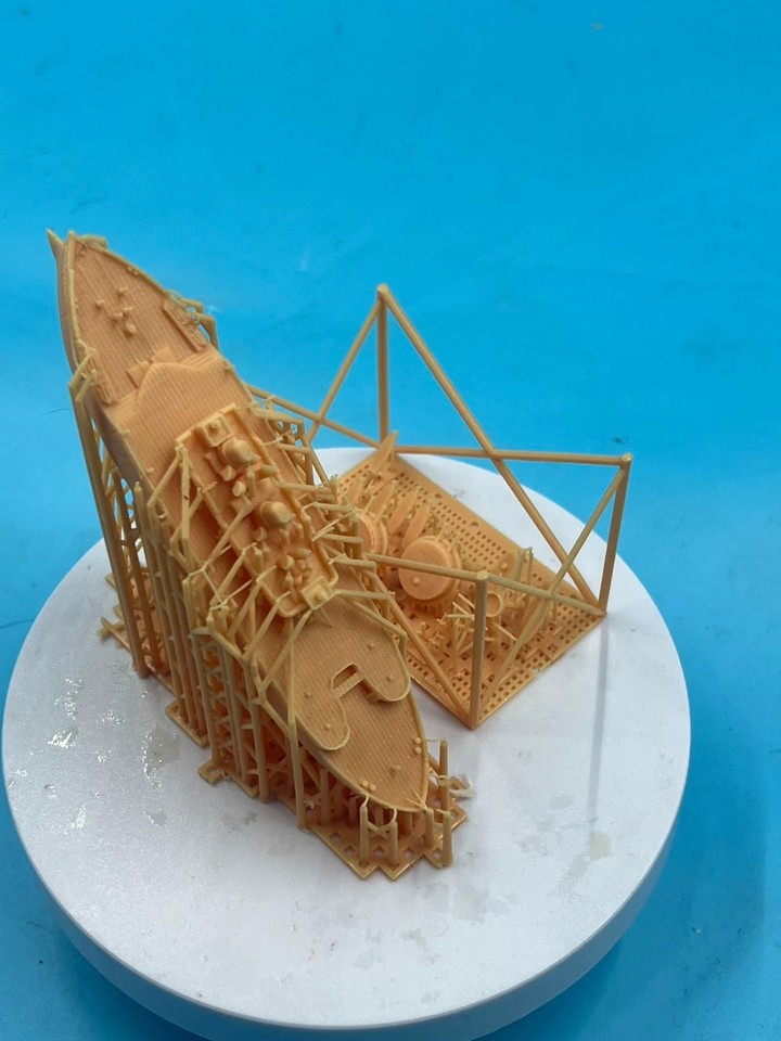 3D Printed 1/200 Model Kit British Royal Navy Devastation Battleship ...