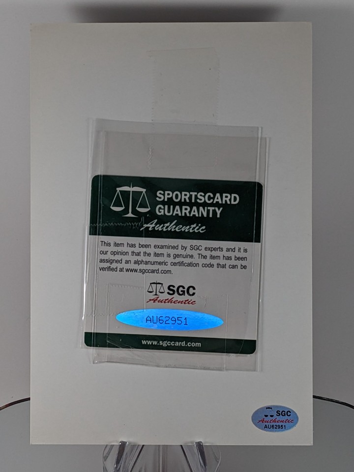 HULK HOGAN Autograph WWE 2k15 Hulkamania Auto Art Card SGC Grading ...