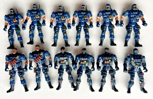 chapmei police force action figures lot of 12 | eBay
