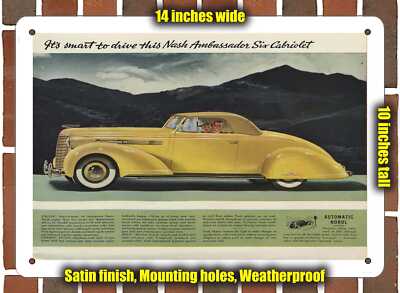 Metal Sign - 1938 Nash News (Sign Variant #24) | eBay