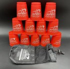 SpeedStacks Really Red 12 Cup Stacking Set WSSA Official With Carrying ...