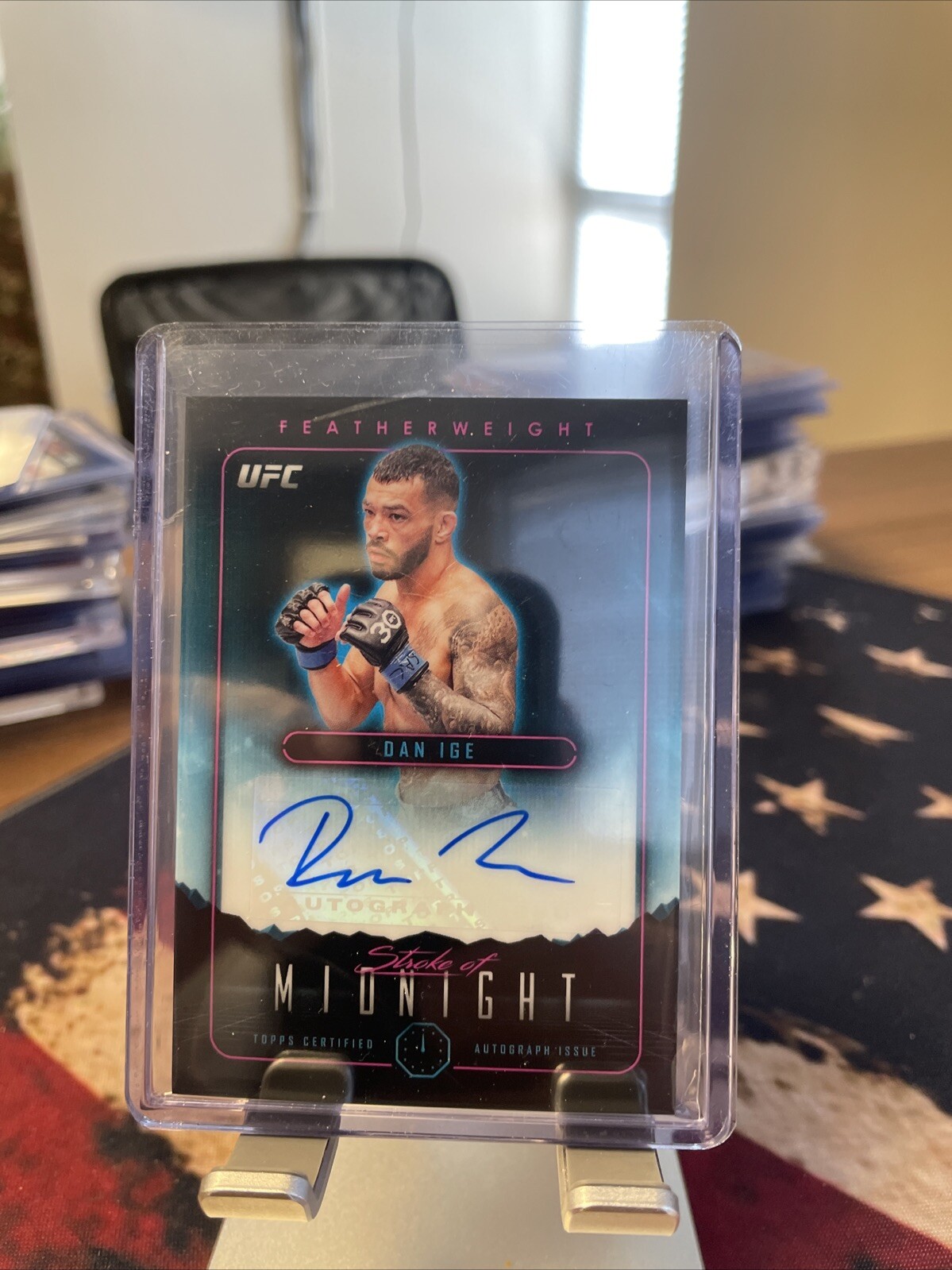 2024 TOPPS MIDNIGHT UFC DAN IGE STROKE OF MIDNIGHT AUTO NO. SMA-DIE | eBay