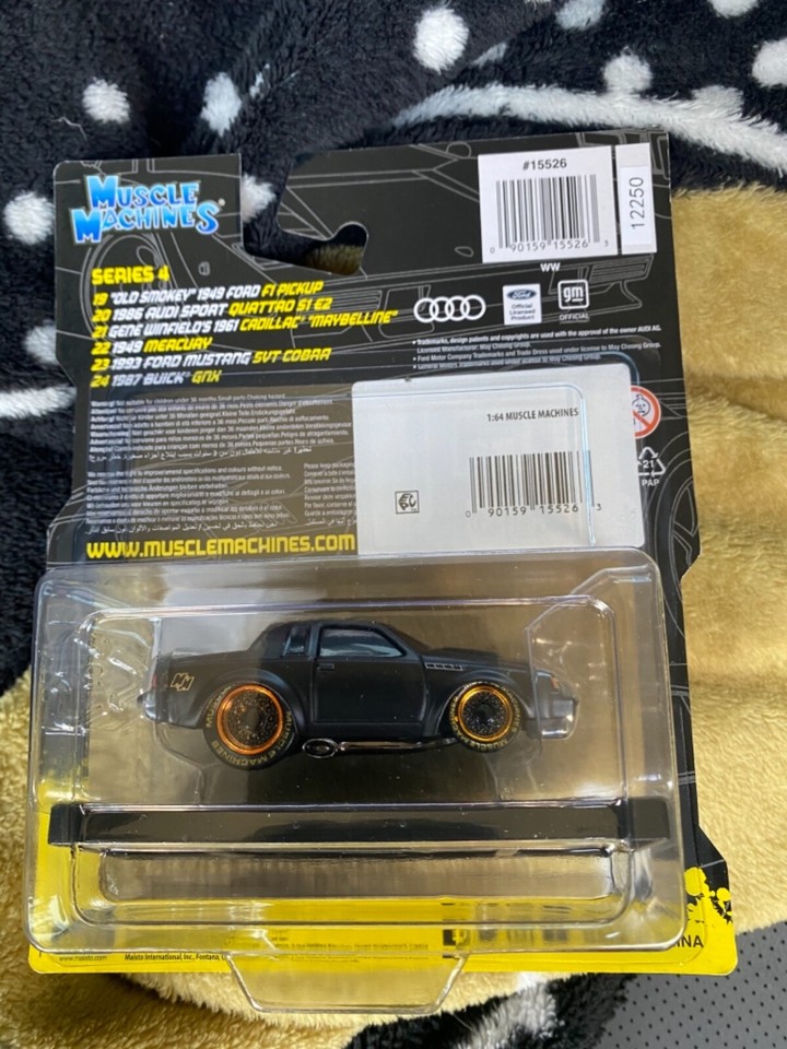 Muscle Machines CHASE 1987 Buick Gnx | eBay