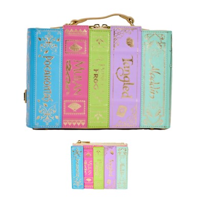 Loungefly Princess Books Volume 2 Crossbody & Wallet Stitch Shoppe In ...