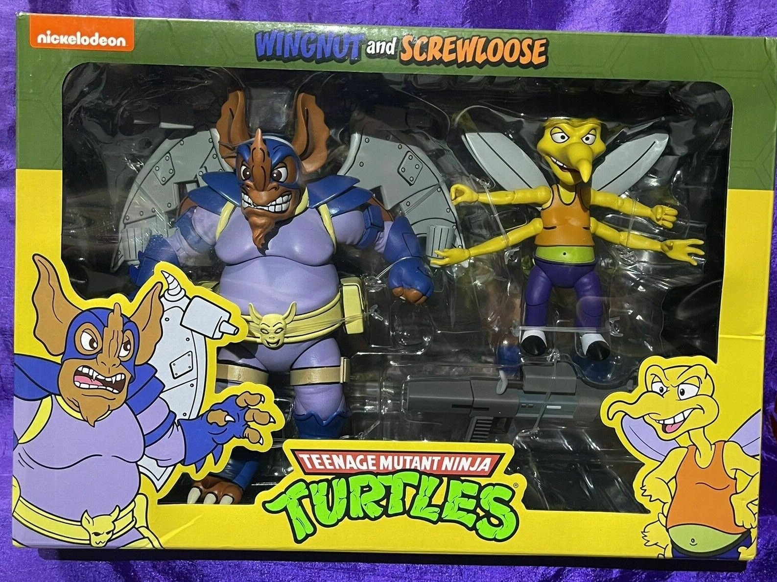 Neca TMNT Wingnut Screwloose Mutant Ninja Turtles. Sealed. Free ...