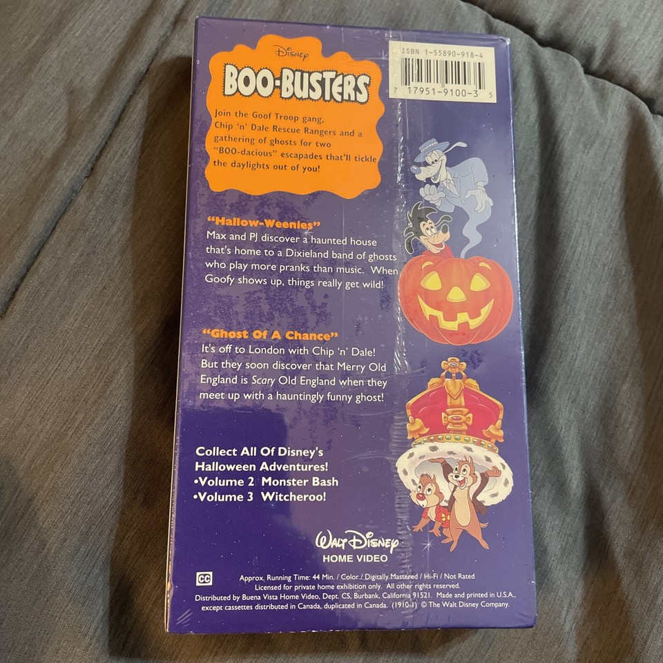 Disney Boo-Busters VHS (1996) -- NEW! SEALED!! 717951910035 | eBay