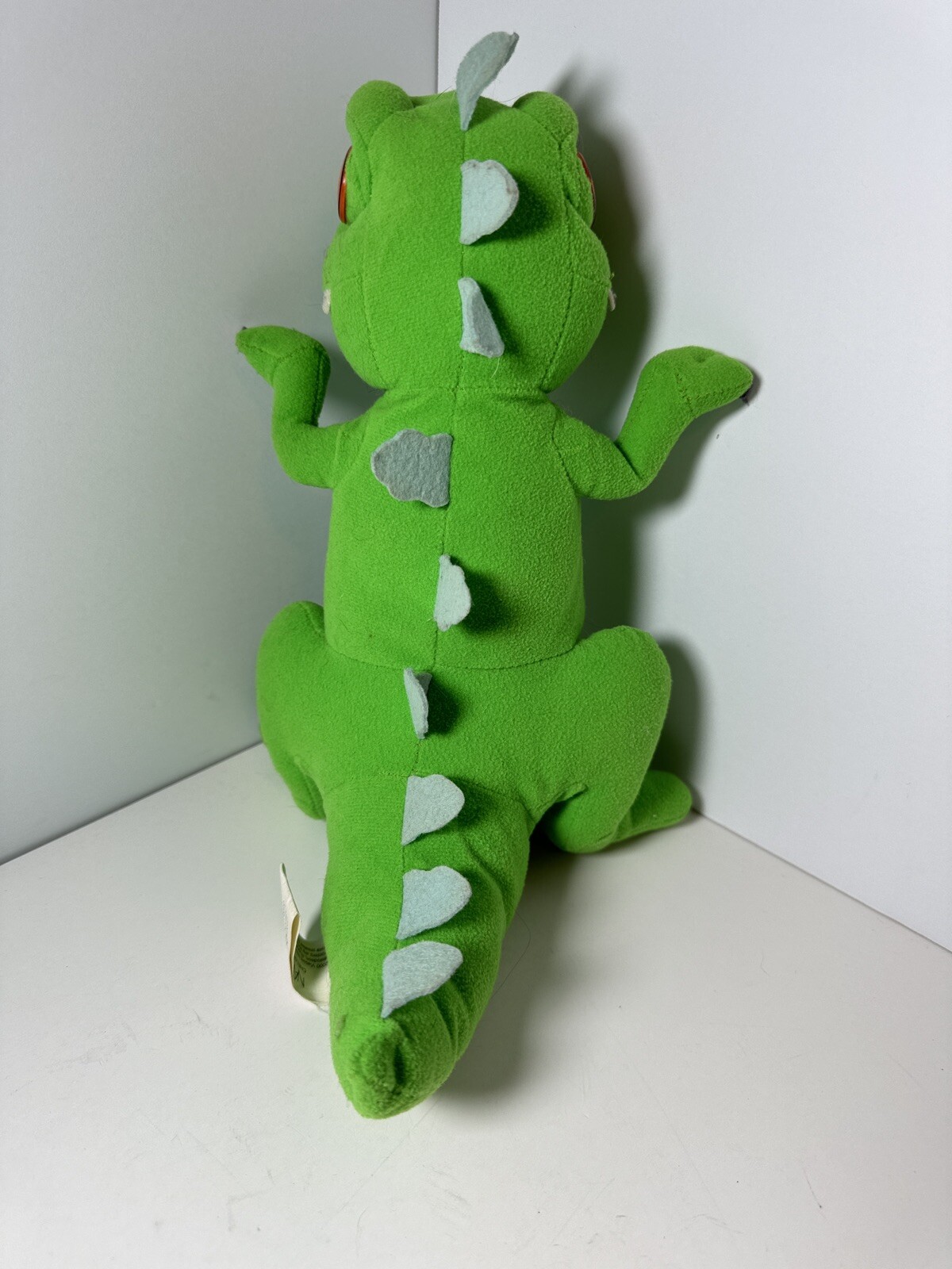 9" NANCO 2000 RUGRATS REPTAR GREEN T-REX DINOSAUR STUFFED ANIMAL PLUSH ...
