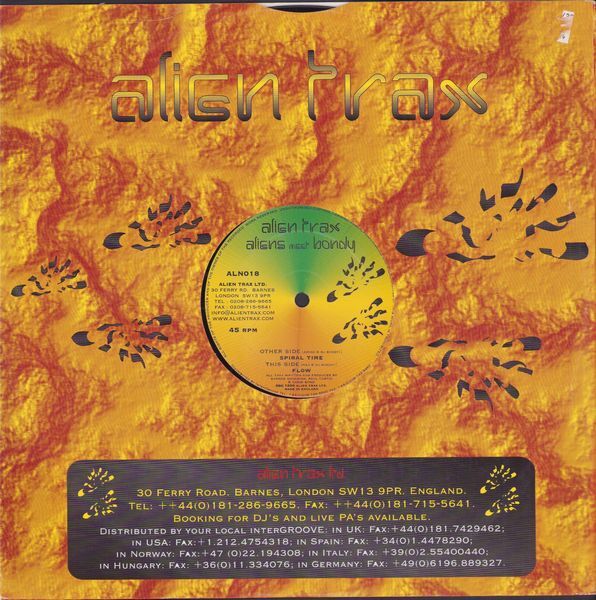 Aliens Meet Bondy - Flow/Spiral Time Alno 18012 Maxi Vinyl LP Record | eBay