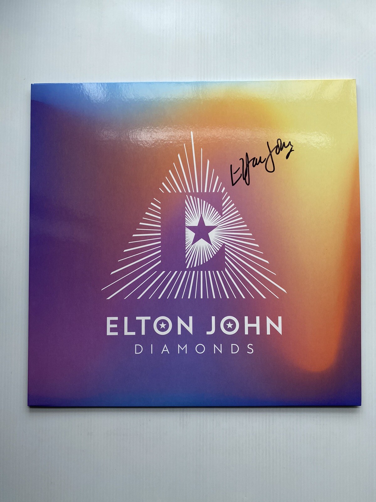 Elton John AUTOGRAPH Signed Diamonds Vinyl LP - Rare 1/100 Exclusive | eBay