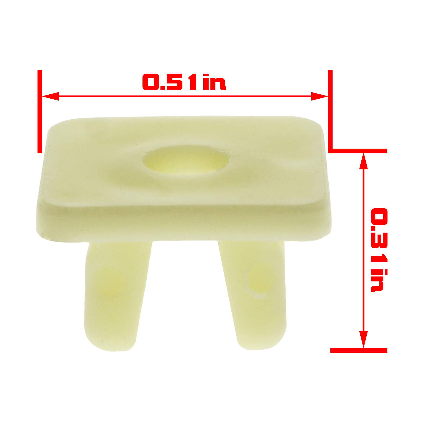 30pcs Nylon Nut #10 Screw Grommet Clips For Honda 75521-611-0000 Auveco ...