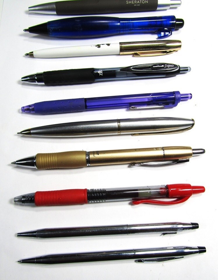 Set of 14 Pens, W/ CROSS PEN & PENCIL, 2 FISHER SPACE PENS, LASER ...