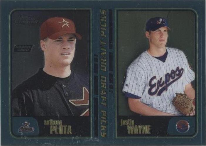 2001 Topps Chrome - Draft Picks Justin Wayne, Anthony Pluta #608 (RC ...