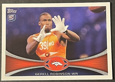 2012 Topps Football RC #51 Gerell Robinson | eBay
