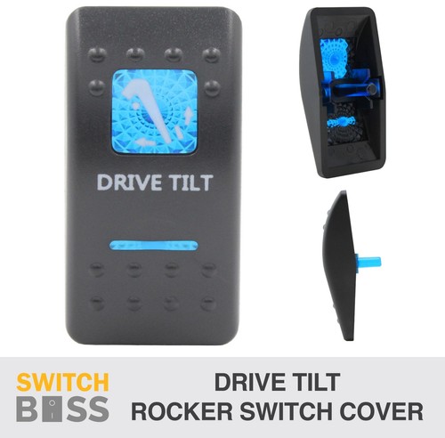 Rocker Switch Cover Only DRIVE TILT - suit Blue LED Boat Caravan | eBay ...