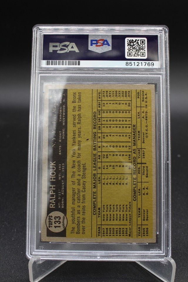 1955 Topps #133 Ralph Houk PSA/DNA Auto Autograph Yankees | eBay