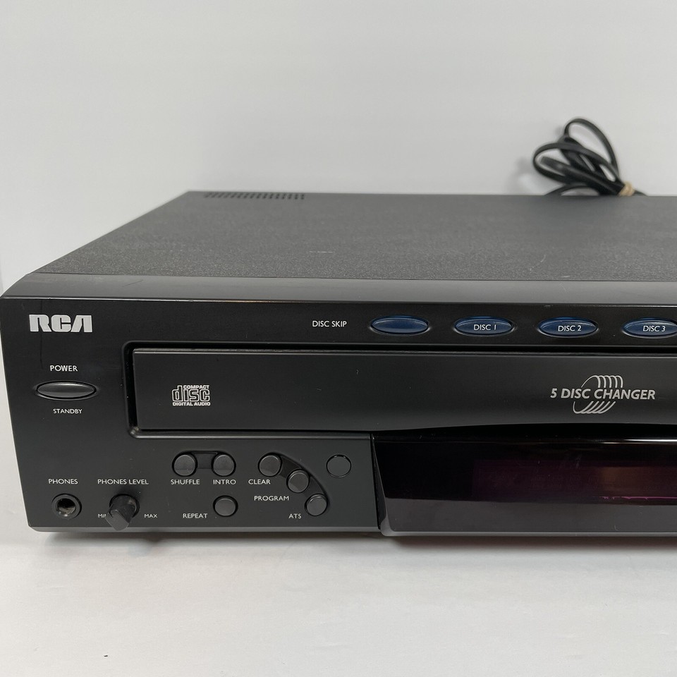 RCA RP-8070D 5 Disc CD Player Carousel Changer-No Remote-Tested Works ...