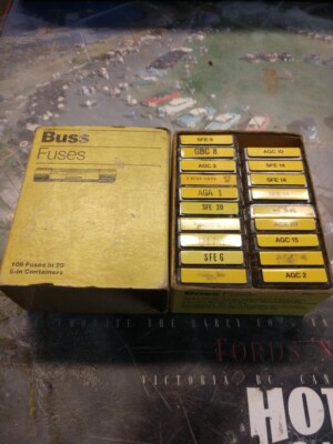 Vintage Bussmann Auto Fuses in Original BOX ALL SIZES | eBay