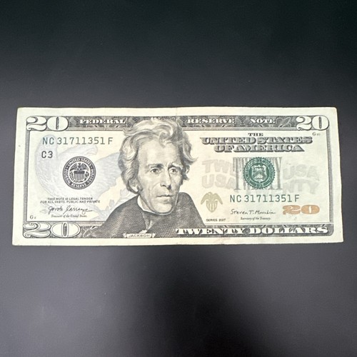 Very Cool 2017 $20 Bank Note Fancy Serial Number | eBay