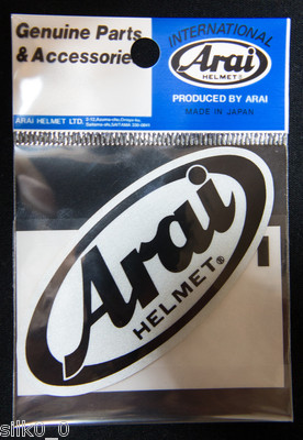 (Tuning)- Sticker Decal REFLECTIVE - ARAI HELMET -8,5x4cm ...