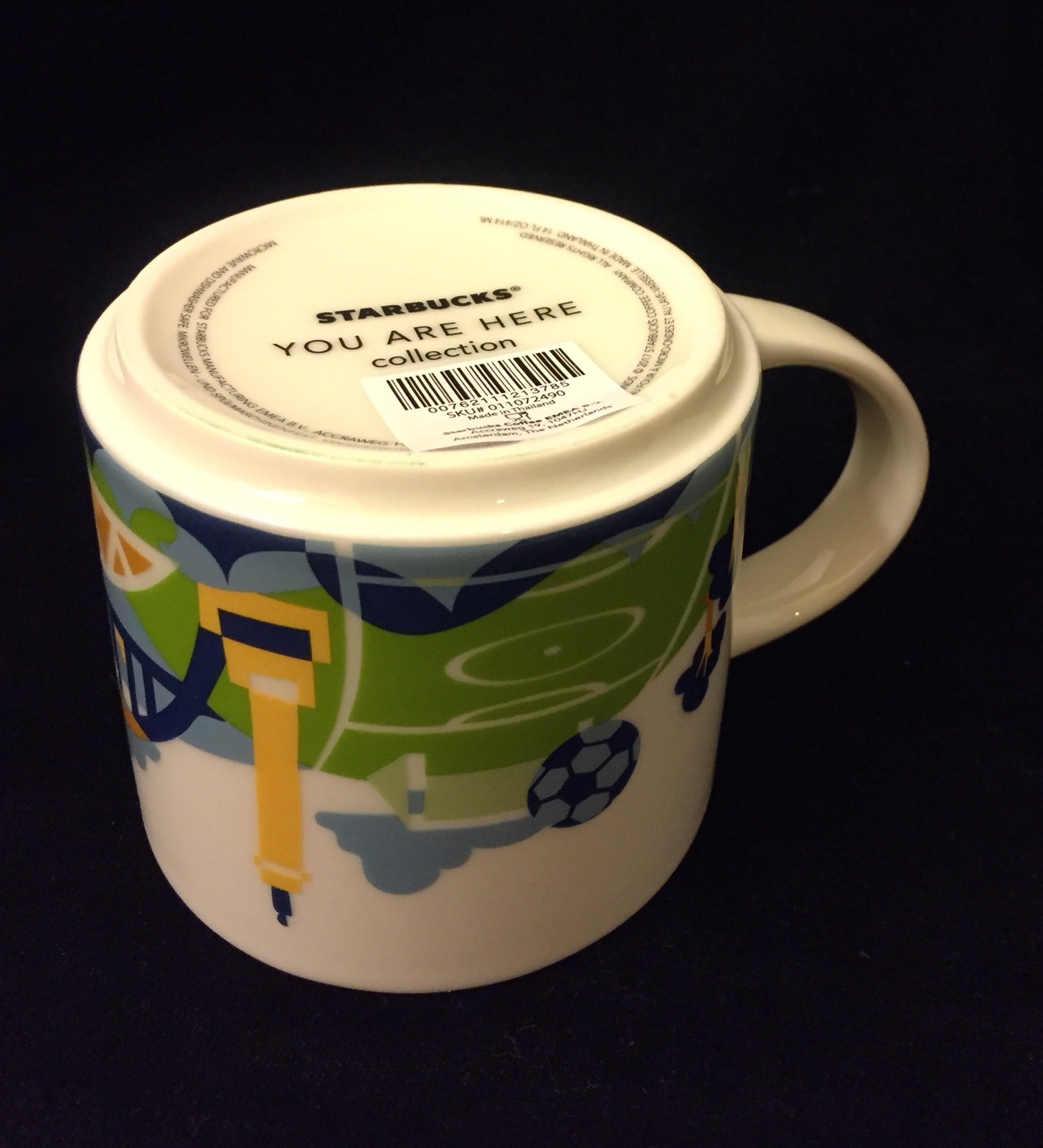 Starbucks Newcastle Mug YAH Bridge Tyne Soccer Football You Are Here ...