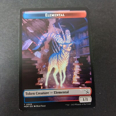 MTG Elemental (22) Elemental (09) Double-sided Token Commander: March ...