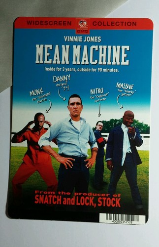 MEAN MACHINE VINNIE JONES JASON STATHAM MINI POSTER BACKER CARD (NOT a ...