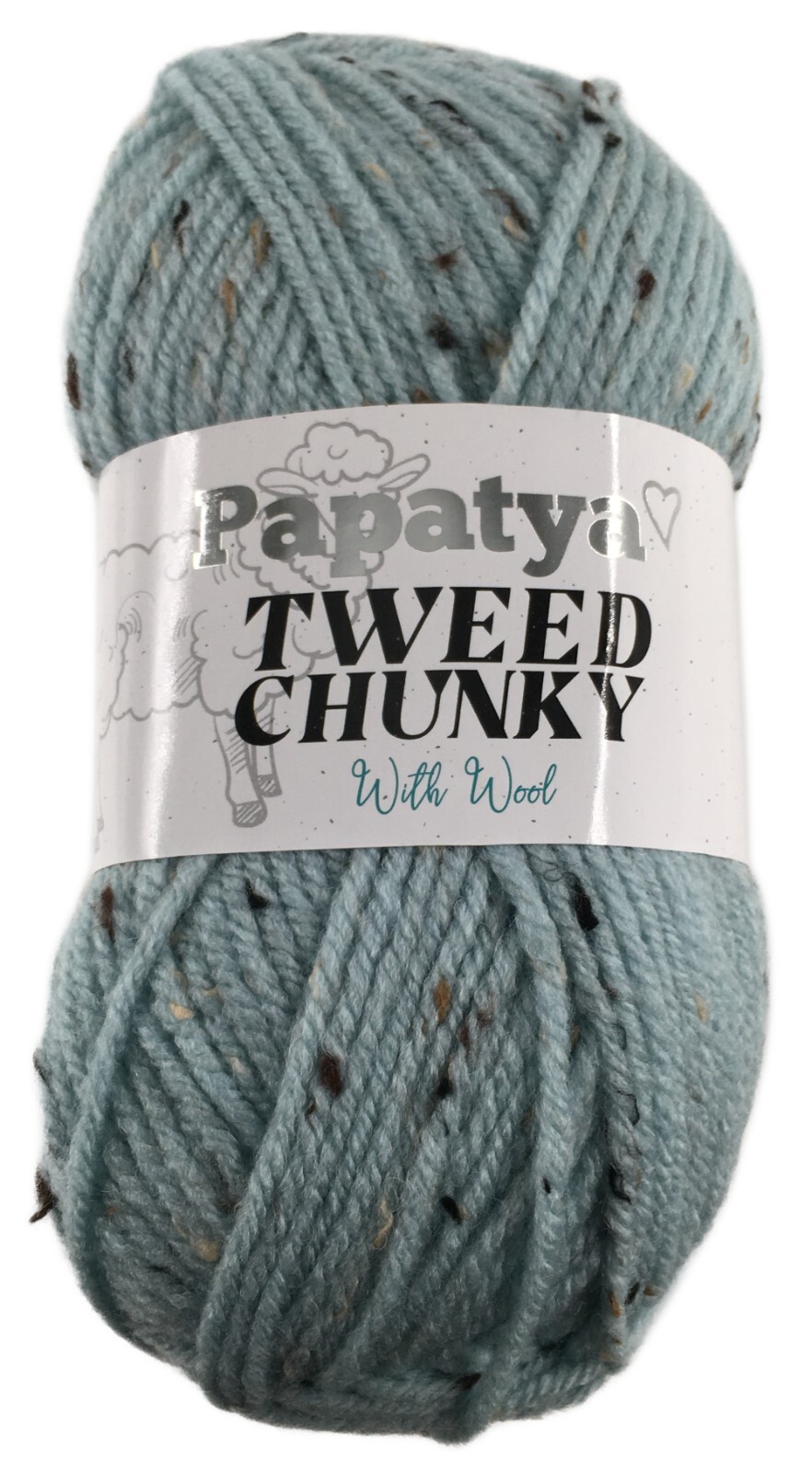 Papatya Chunky Tweed With Wool 100g Ball Knitting/Crochet | eBay UK