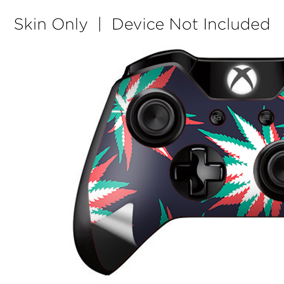 Skins Decal Wrap for Xbox One / One S Controller 3D Holographic Weed ...