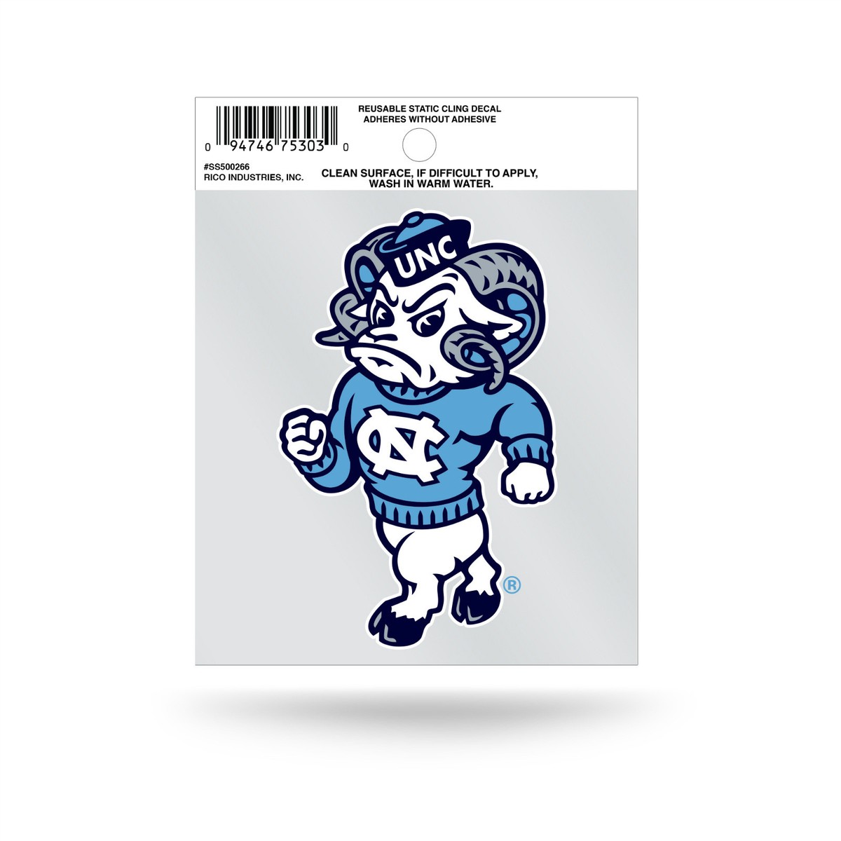 Unc Ram Logo University Of North Carolina – Storm Striker Art By