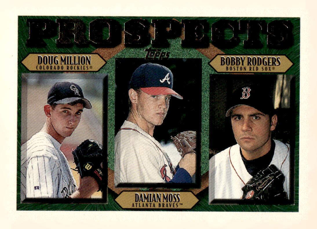 1997 Topps - Prospects #200 Bobby Rodgers, Damian Moss, Doug Million ...