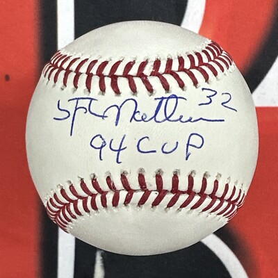 Stephane Matteau Autographed Inscribed OMLB Steiner CX COA New York ...