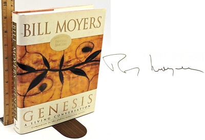 SIGNED First Ed! Genesis: A Living Conversation Bill Moyers Dobson PBS ...