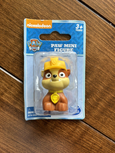 Paw Patrol Figure Rubble Mini Toy Spin Master Nickelodeon | eBay