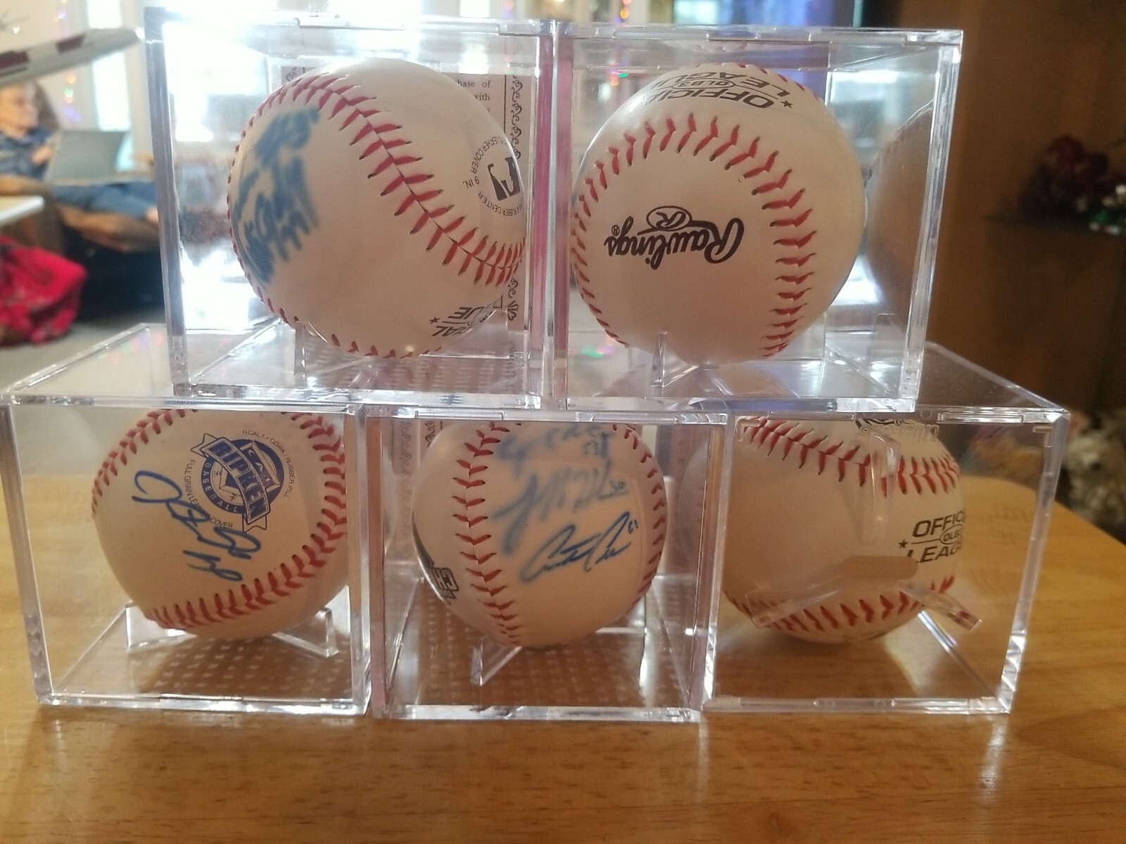 LOT Of 5 Random Signed Baseballs Unauthenticated Some Known Some ...