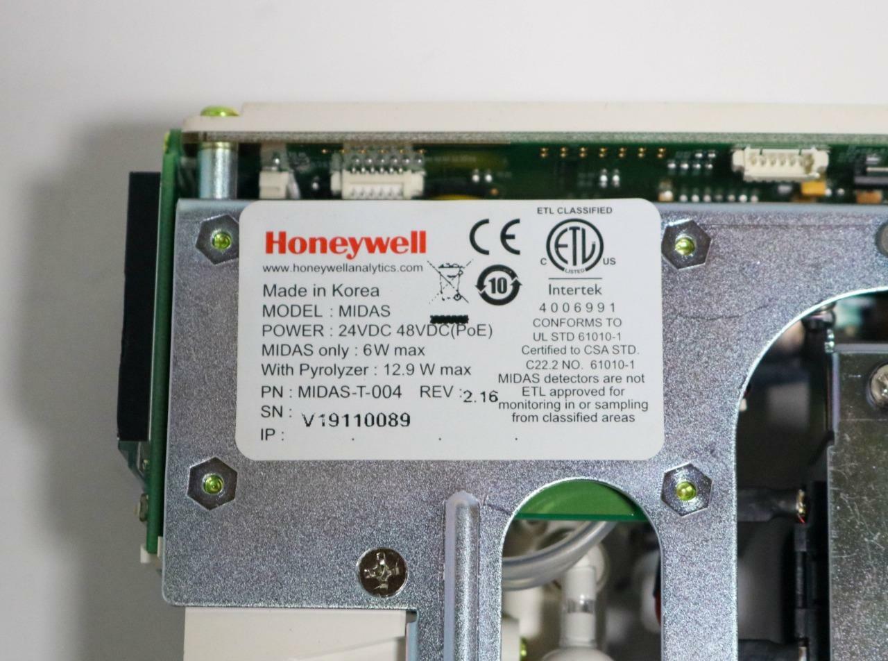 Honeywell MIDAS-T-004 Gas Detector with MIDAS-T-NP1 Pyrolyzer | eBay
